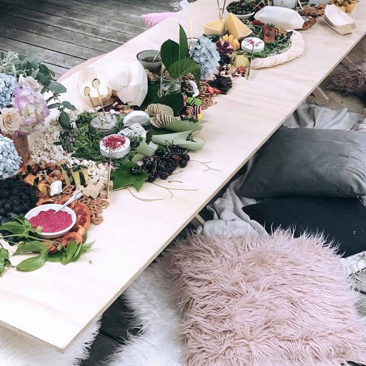 Bespoke Picnic Trestle Tables – THE FOX IN FLORA